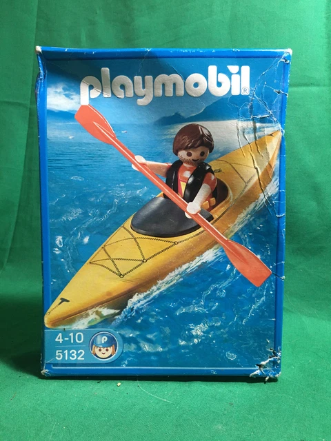 PLAYMOBIL KAYAK JAUNE 5132 en boite scellée avec personnage EUR 5,00 ...