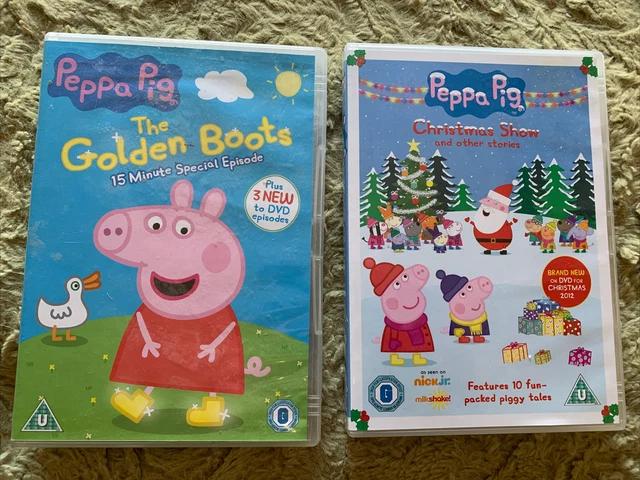 PEPPA PIG DVDS The Golden Boots & Christmas Show With Other Stories EUR ...