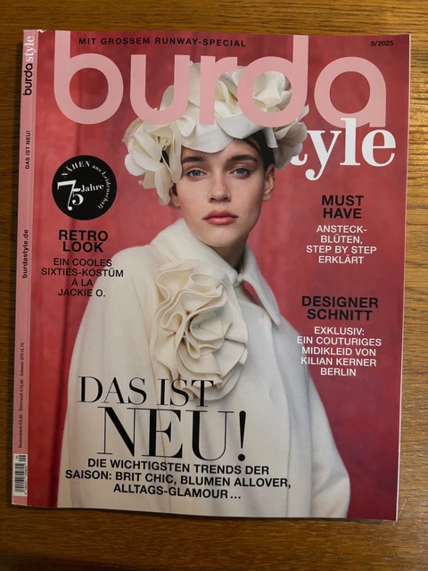 BURDA STYLE 9 September 2025, neu, ungelesen. ungeöffnet Burdastyle EUR ...
