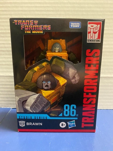 FIGURINE FILM TRANSFORMERS Studio Series 86 Brawn Deluxe Class 86-22 ...