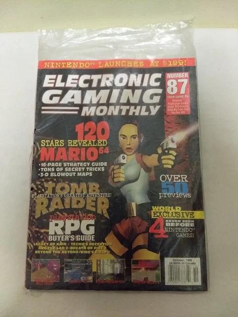 ELECTRONIC GAMING MONTHLY EGM # 87 Video Game Magazine October 1996 New ...