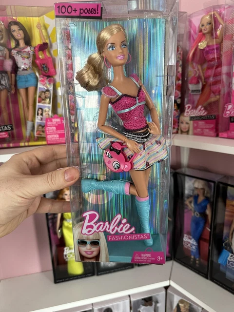 2009 MATTEL BARBIE Fashionistas 100 Poses Cutie Doll R9879 New Sealed ...