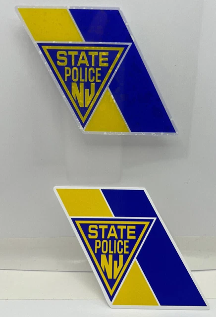 NEW JERSEY STATE POLICE NJSP Removable INSIDE WINDOW DECAL STATIC ...