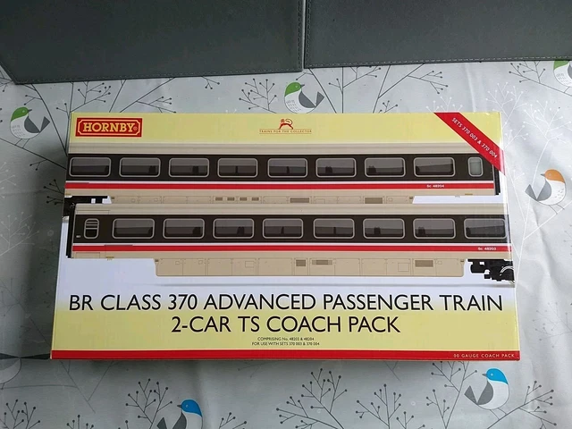HORNBY 'OO' GAUGE R40011 Br Class 370 'Intercity Apt' Coach Pack 48203 ...