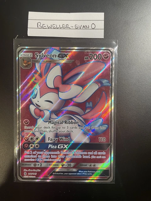 POKEMON TCG: SYLVEON GX 140/145 Guardians Rising Full Art Ultra Rare £4 ...
