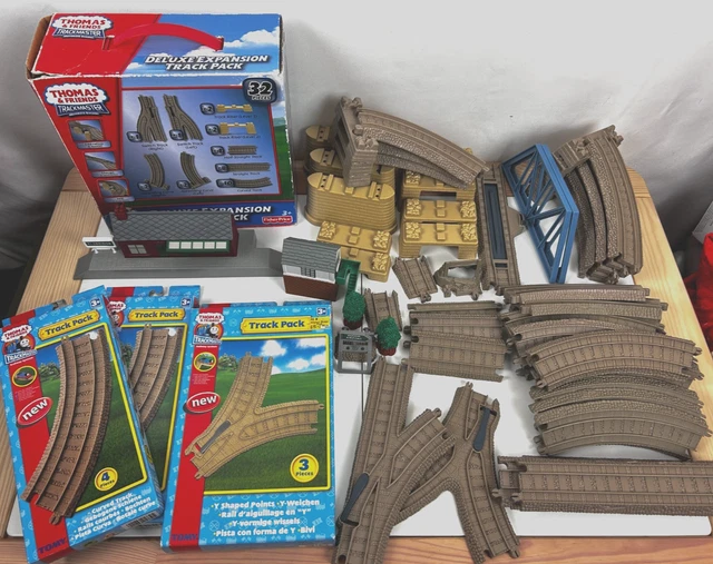 THOMAS & FRIENDS Trackmaster Track Bundle, Deluxe Expansion & On The Go ...