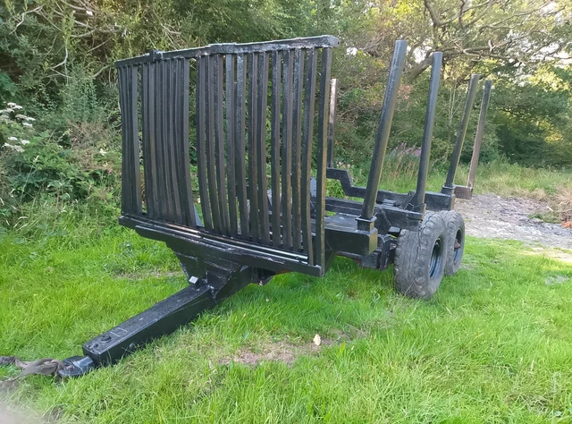 FORESTRY FORWARDING TRAILER. Heavy Duty £771.68 - PicClick UK