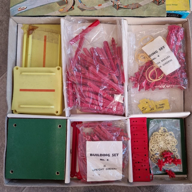 VINTAGE CHAD VALLEY Bridge And Railways Building Set No.4 Boxed £12.00 ...