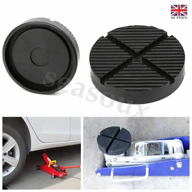 LARGE RUBBER PAD Rubber Block Hydraulic Ramp Jacking pads Trolley Jack ...