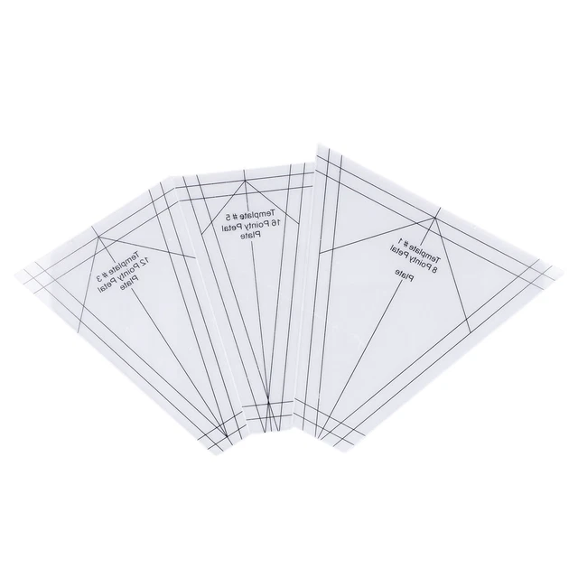 QUILTING RULERS SHAPED Patch Work Template Tool Ruler DIY Acryl Nähen ...