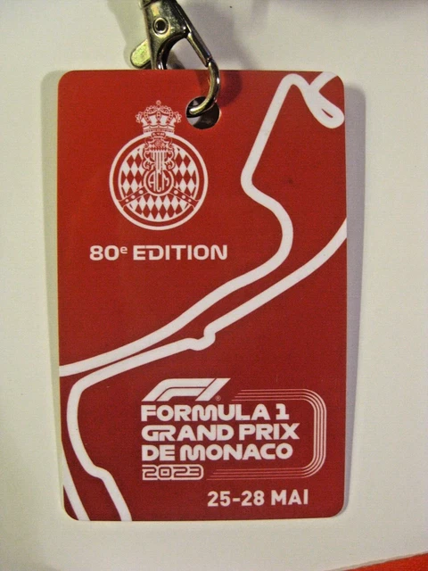 LAISSER PASSER DU 80° GP Monaco 2023, avec son ruban tour de cou ACM ...