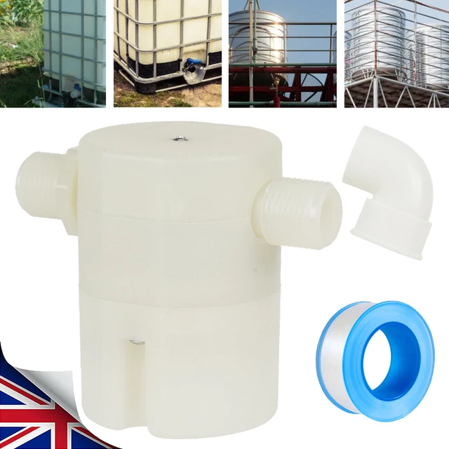 AUTOMATIC WATER LEVEL Control Valve Tower Pool Float Valve 1/2" Side ...