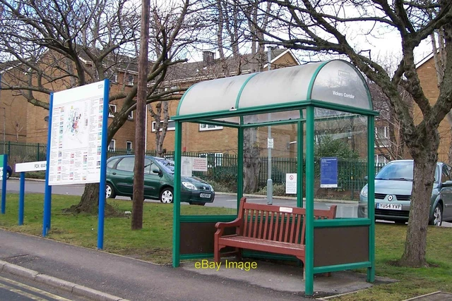 PHOTO 12X8 MAP and Bus Stop, Northern General Hospital, Sheffield Fir ...