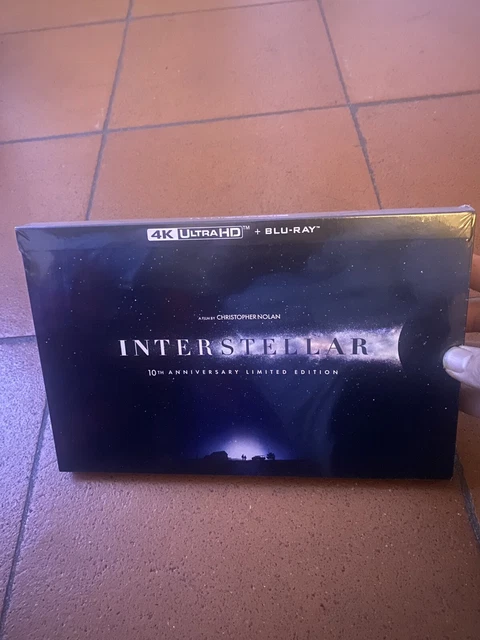 INTERSTELLAR 10TH ANNIVERSARY Edition 4K Ultra Hd + Blu-Ray + Bonus ...