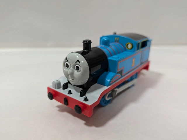THOMAS & FRIENDS TOMY Plarail Trackmaster Thomas Angry Face 1992 Rare ...