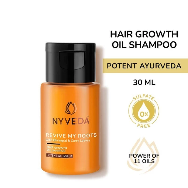 NYVEDA REVIVE MY Roots Hair Growth Oil Shampoo - 30ml $29.96 - PicClick AU