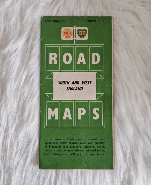 SHELL BP ROAD Map Sheet No 2 South and West England £7.00 - PicClick UK