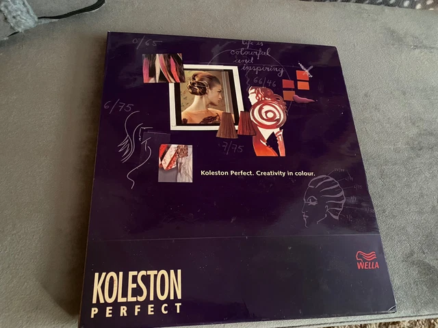 WELLA KOLESTON PERFECT Shade Chart, Inc Colour Wheel & Numbering System ...