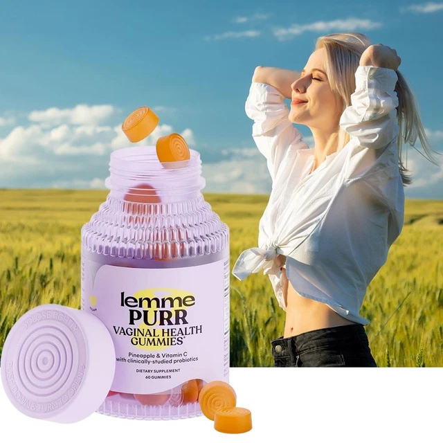 SEALED LEMME PURR Vaginal Probiotic Gummies 60 Count - Balanced PH ...
