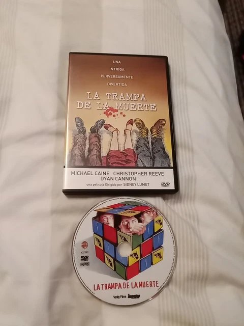 DEATHTRAP DVD MICHAEL Caine Christopher Reeve Dyan Cannon Spanish ...