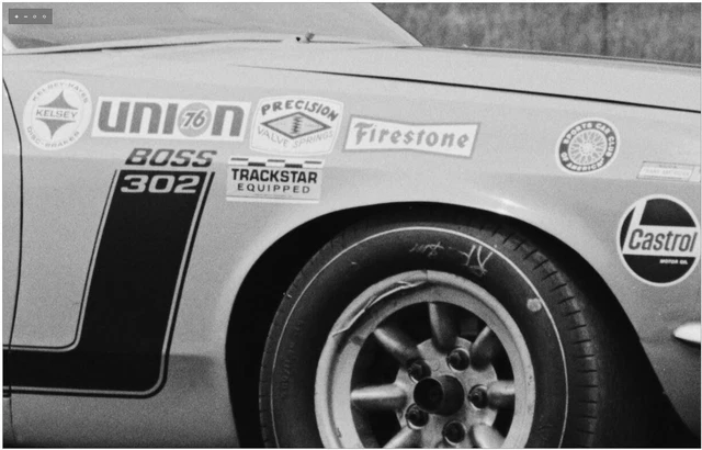 TRACKSTAR EQUIPPED RACING Safety Vinyl Sticker Decal - Scca - Vintage ...