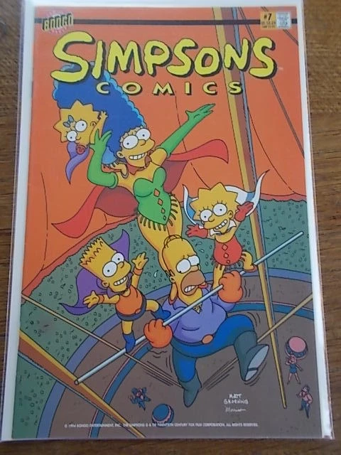 SIMPSONS COMICS BONGO Group BART SIMPSON #7 COMIC No 7 £31.45 - PicClick UK