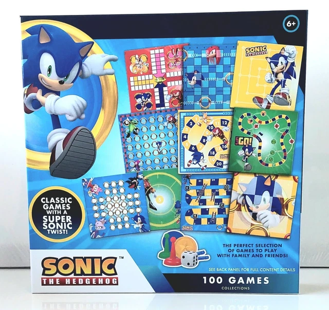 SONIC THE HEDGEHOG Classic Games With A Super Sonic Twist 100 Games ...