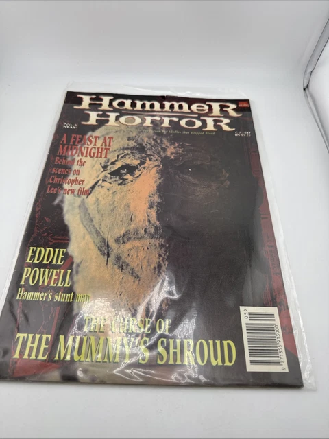 HAMMER HORROR 3 May 1995 Magazine The Curse of the Mummy's Shroud VG 4. ...
