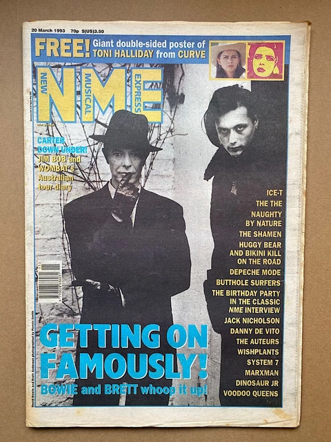 DAVID BOWIE/SUEDE NME Magazine March 20 1993 - Bowie & Brett Anderson ...
