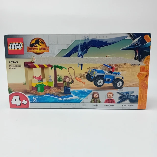 LEGO 76943 JURASSIC World Playset Pteranodon Chase Minifigure Scatola ...