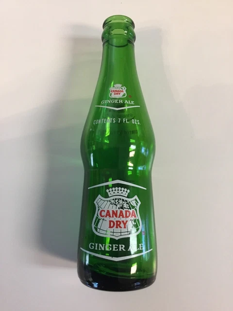 Canada Dry Ginger Ale Glass Bottle