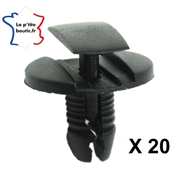 20X CLIPS FIXATION RENAULT/PEUGEOT/CITROEN Agrafe rivet Pare-Boue Pare ...