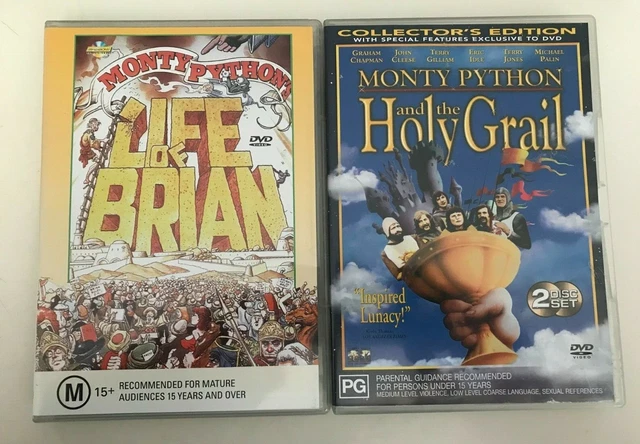 2 X MONTY Python DVDs Life Of Brian & Collectors Edition Monty Python ...