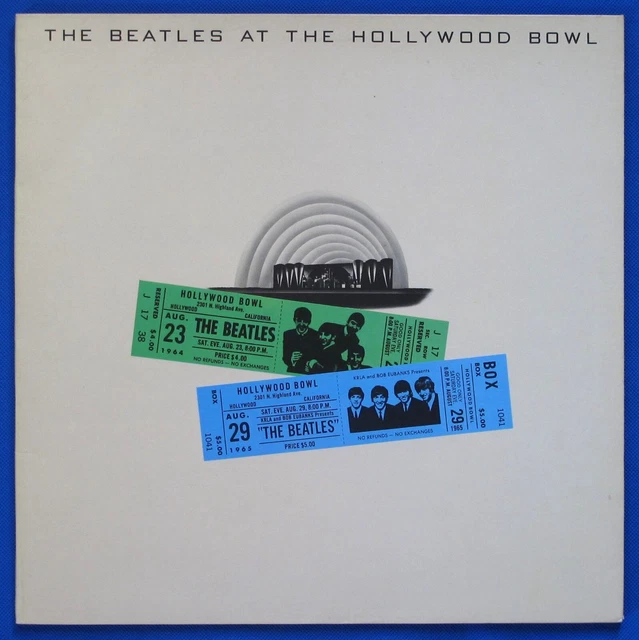 THE BEATLES *LIVE AT THE HOLLYWOOD BOWL* 1977 ALBUM BRITANNIQUE 1ère ...