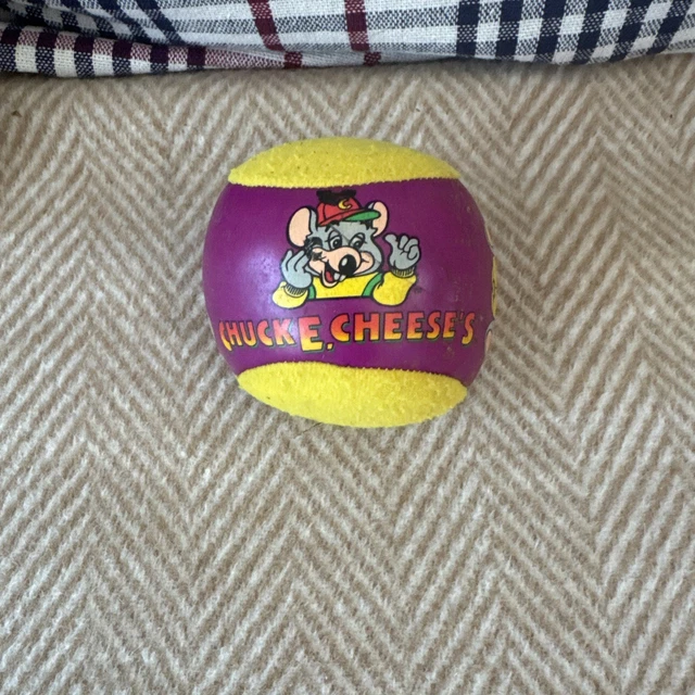 VINTAGE CHUCK E Cheese Plush Baseball Showbiz Pizza Prize Soft Sports ...