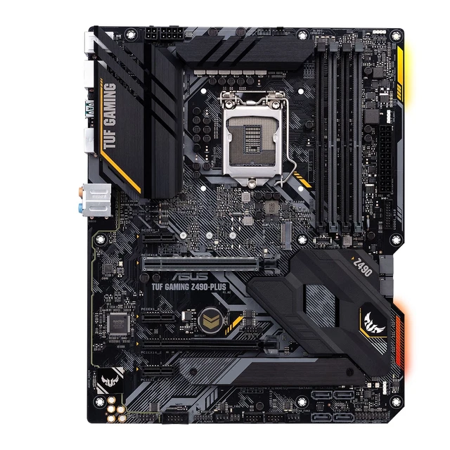 ASUS TUF GAMING Z490-PLUS Motherboard Socket 1200 Z490 DDR4 S-ATA ...