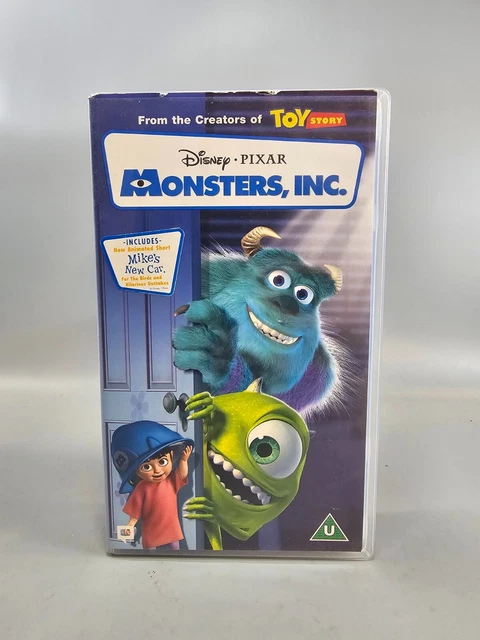 MONSTERS, INC. 2002 Film VHS tape Disney Pixar PAL - FREE P&P £8.11 ...