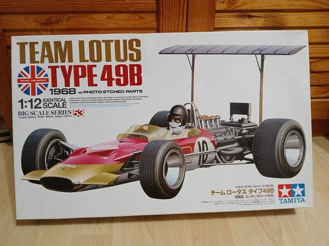 TAMIYA 12053 TEAM Lotus Type 49B 1968 Big Scale EUR 250,00 - PicClick DE