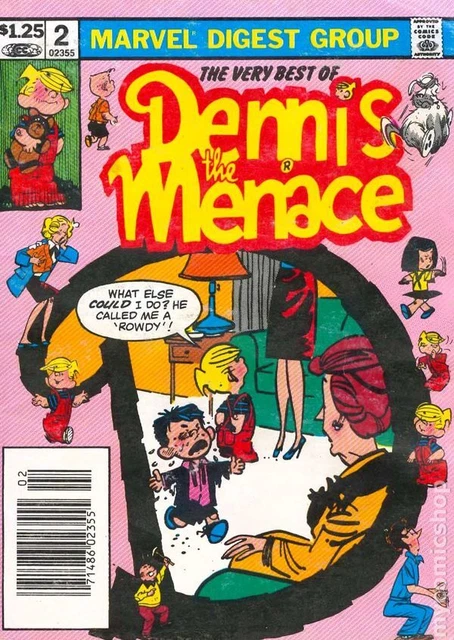 VERY BEST OF Dennis the Menace #2B VG 1982 1982 Reprint Stock Image Low ...