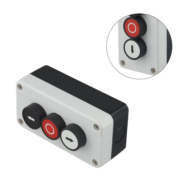 COMPACT PUSH BUTTON Control Box with Reset Function for Various Applications £18.70 - PicClick UK