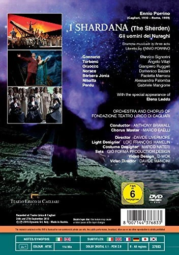 ENNIO PORRINO: I Shardana (DVD) Anthony Bramall Davide Livermore £25.08 ...
