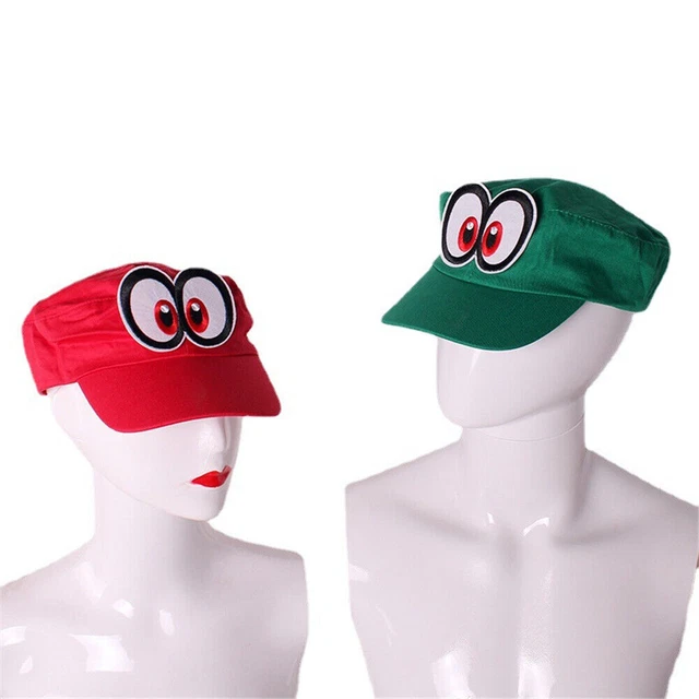 SUPER MARIO BROS Luigi Hat Cap Cosplay Costume Party Hats Caps Props ...