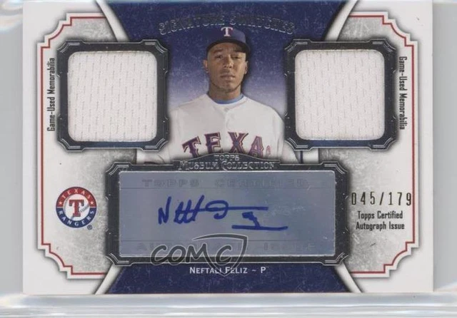 2012 MUSEUM COLLECTION Signature Swatches Dual Relics /179 Neftali ...