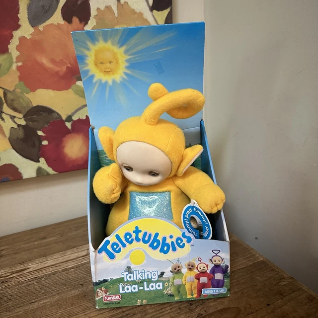 LAA-LAA TELETUBBIES YELLOW Talking Playskool Plush 90’s + Small Plush ...