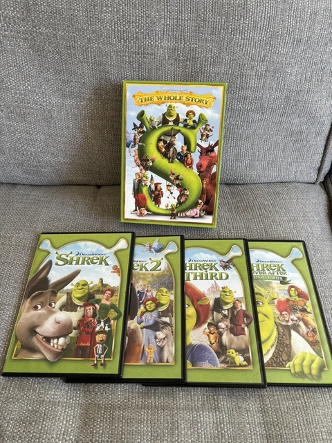 SHREK THE WHOLE Story (1-4 Movies) DVD Collection £4.99 - PicClick UK