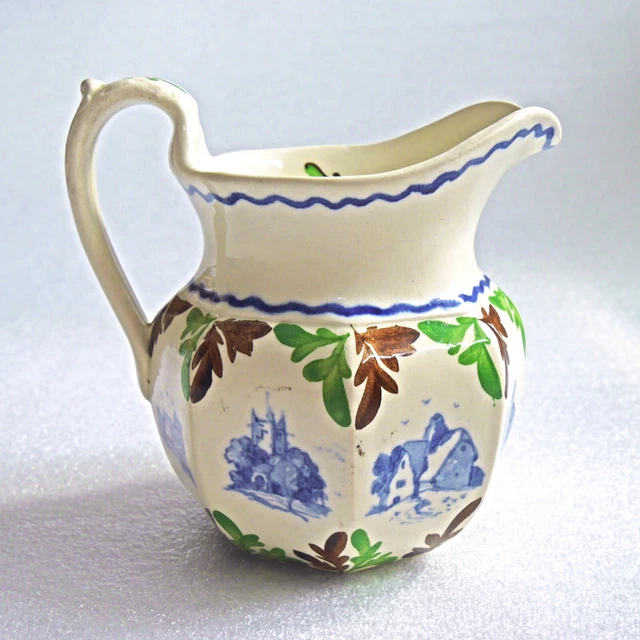 ANTIQUE WEDGWOOD WATER Milk Jug Hand Painted By Alfred Powell, C.1916 £ ...