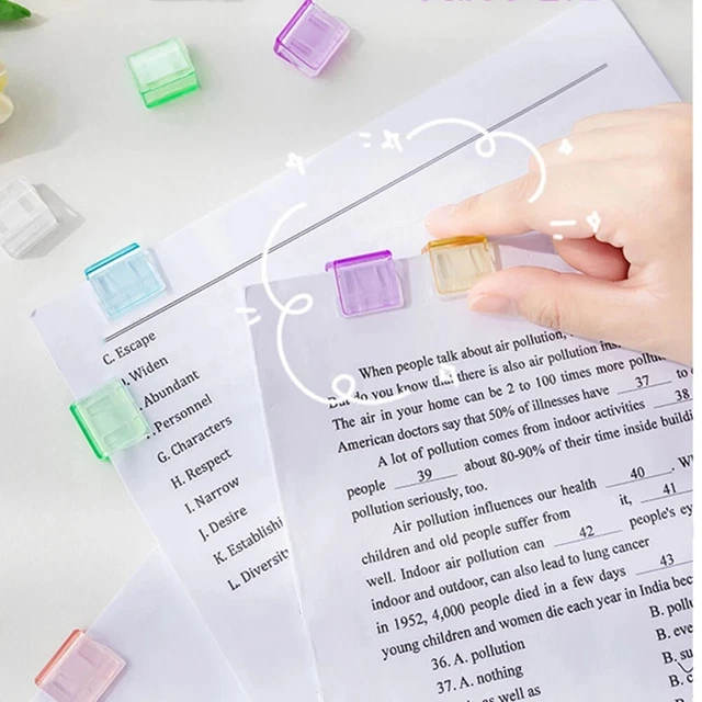 FUN AND FUNCTIONAL Mini Paper Clips for Securing Files and Bookmarks ...