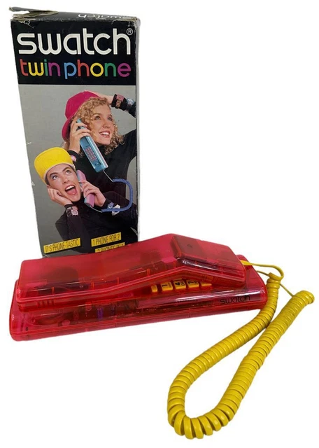 PHONE SWATCH TWIN Phone Pink Jelly + Box £86.72 - PicClick UK