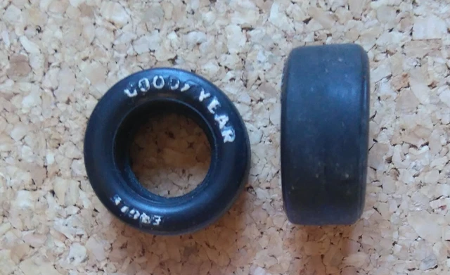 1/25 SCALE ROUNDY-ROUND Stock Car Racing slicks. Ex-MPC, vintage 1980s ...