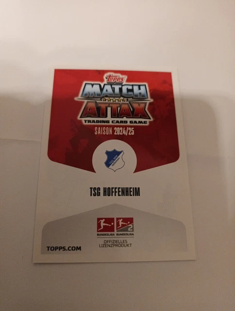 MATCH ATTAX 24/25 2024/2025 Clubkarte Logo Nr. 145 TSG Hoffenheim EUR 1 ...